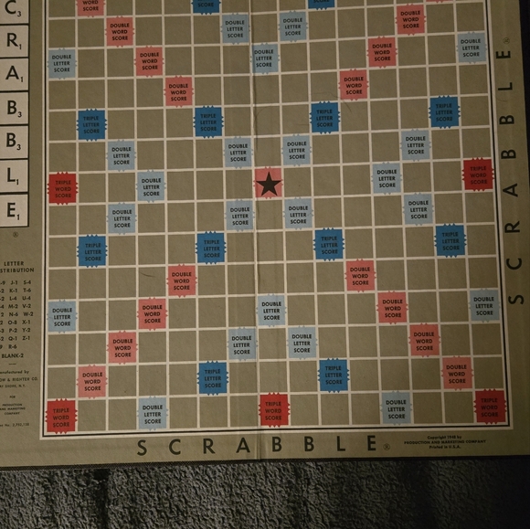 Selchow & Righter | Games | Vintage Copyright 948 Scrabble Strategic ...